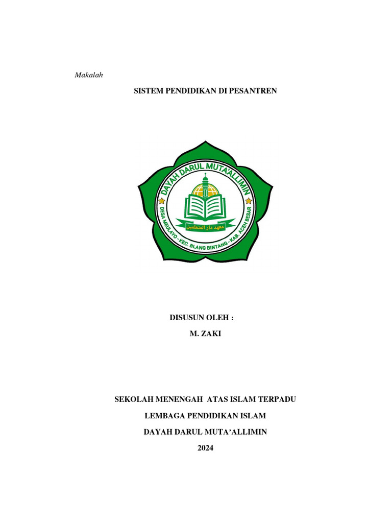 M. Zaky Print | PDF | Karier & Perkembangan | Sains & Matematika