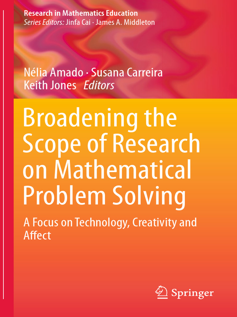 Broadening The Scope of Research On Mathematical Problem Solving | PDF ...