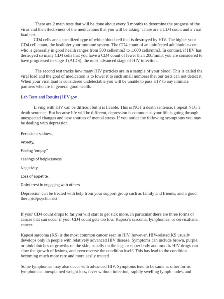 HIV Self Help Unedited Data | PDF | Hiv/Aids | Cancer