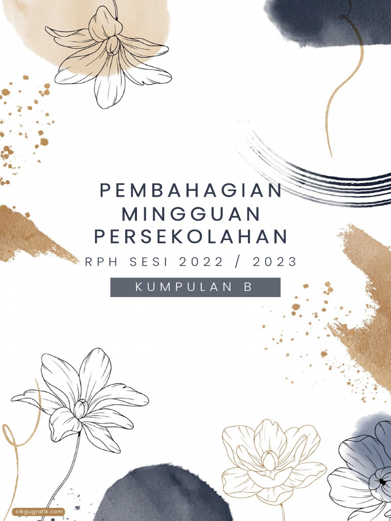 Pembahagi Fail RPH 2022 Kumpulan B (Cikgugrafik - Com) | PDF