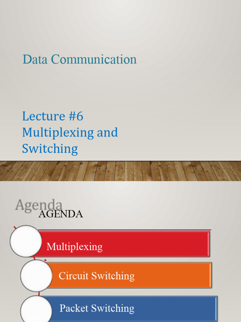 Lecture - 6 - CSE - DC - v2 | Download Free PDF | Computer Network | Multiplexing