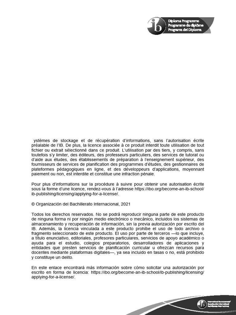 IB French B SL Paper 2 Guide | PDF