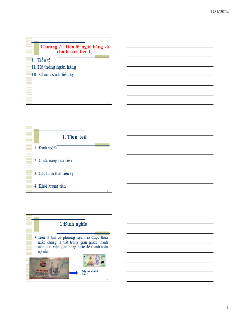 Chuong 7. Tien Te Ngan Hang CSTT | PDF
