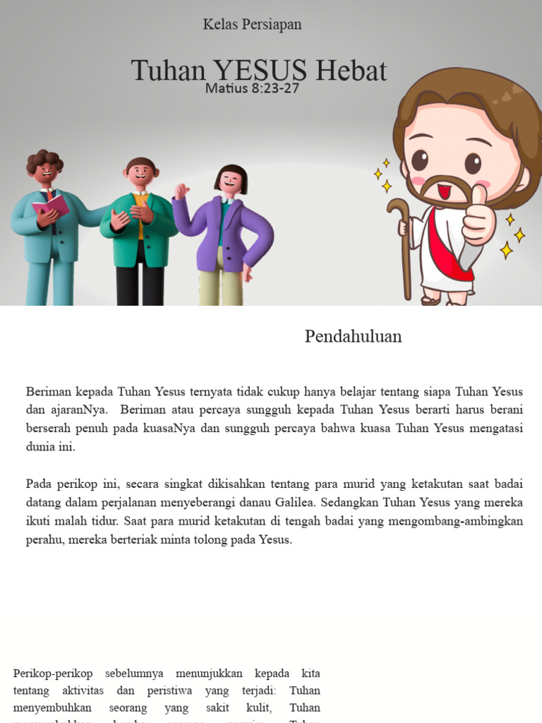 Tuhan Yesus Hebat PPT Persiapan | PDF