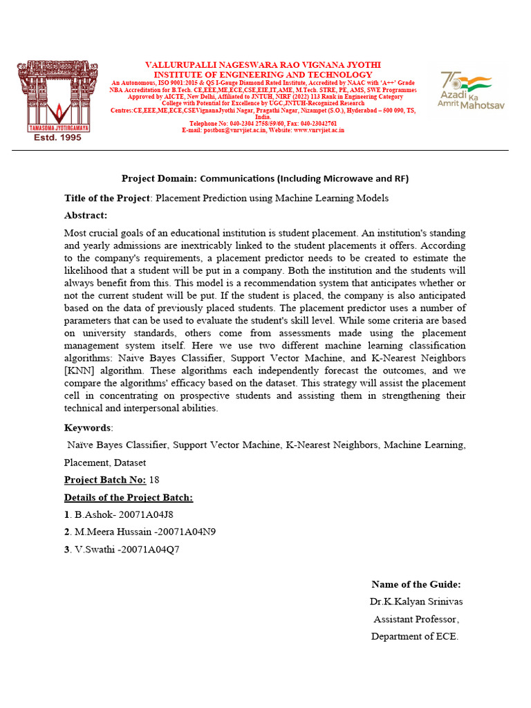 Template | PDF | Machine Learning | Statistical Classification