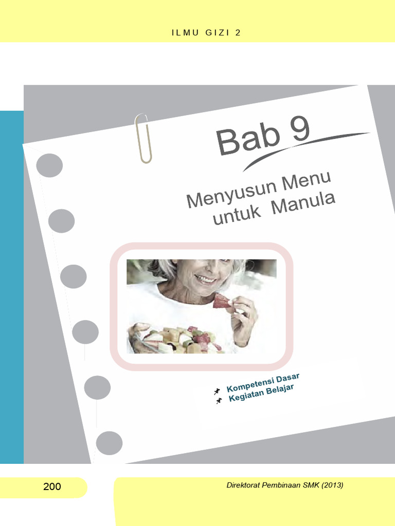 Menu Seimbang untuk Lansia: Panduan Gizi | PDF | Kesehatan Holistik