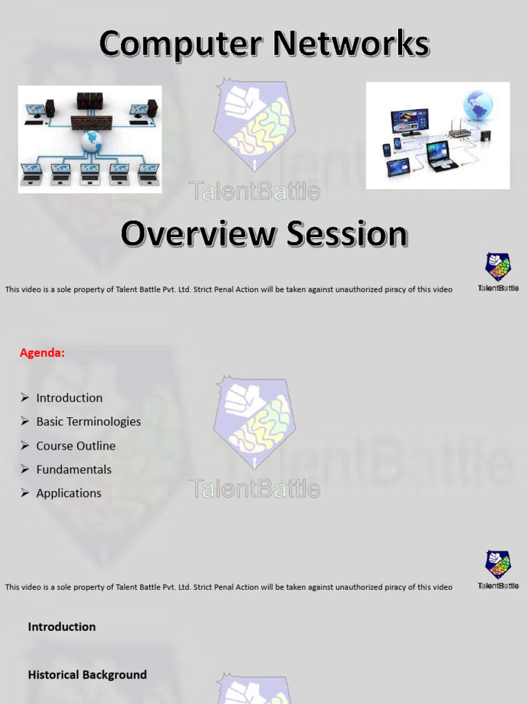 CN Course Overview Session | PDF | Computer Network | Computer Engineering
