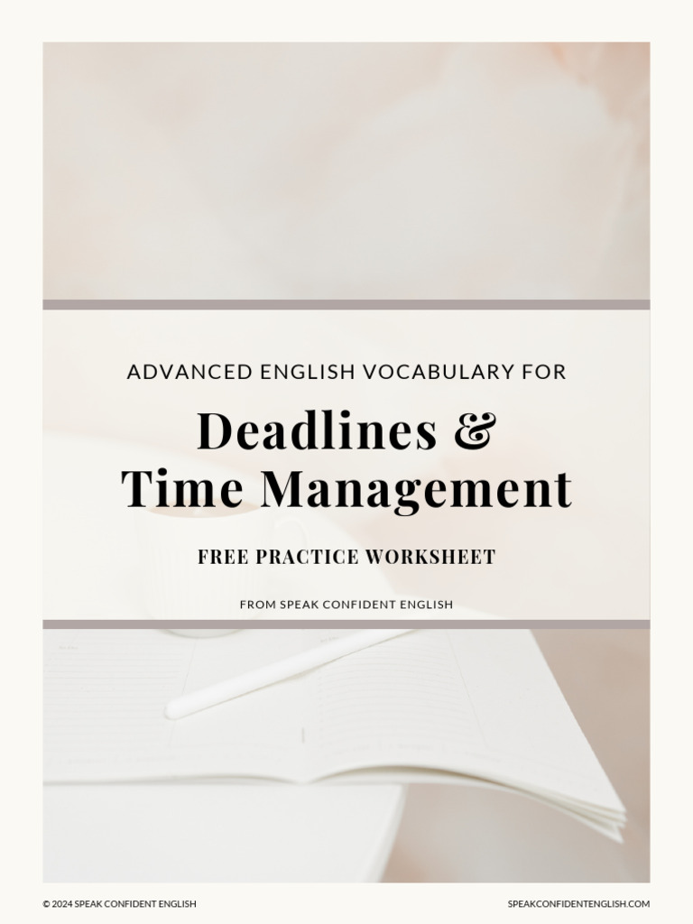 Time Management Practice Worksheet | PDF