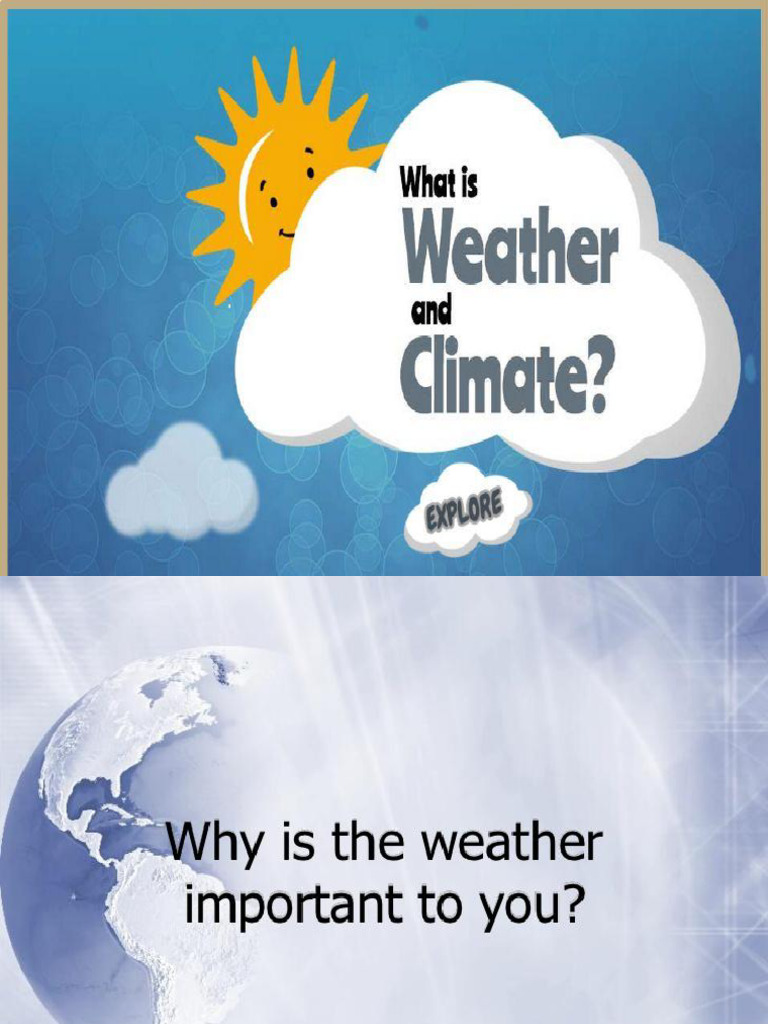 Weather and Climate for Kids Explained | PDF | Science & Mathematics