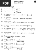 Circular Motion Formula Sheet | PDF | Force | Temporal Rates