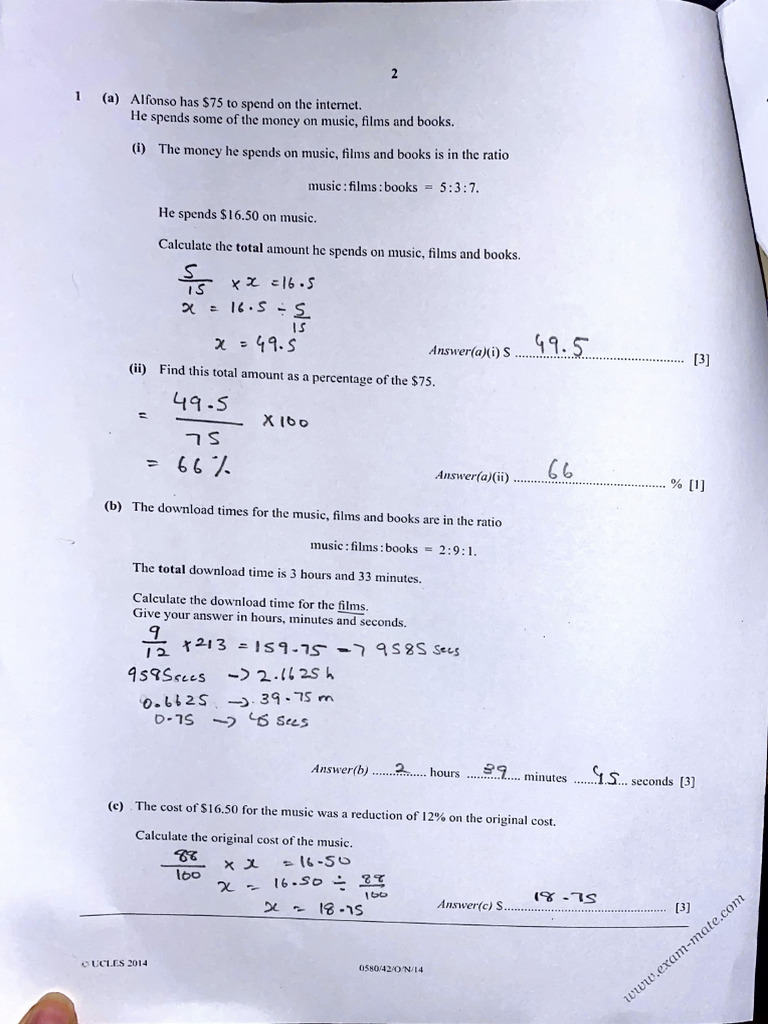 Paper 4 Answers | PDF