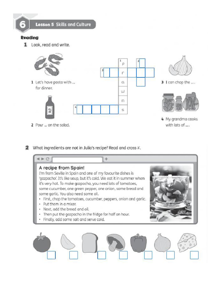 U6 Skills Culture Writing | PDF