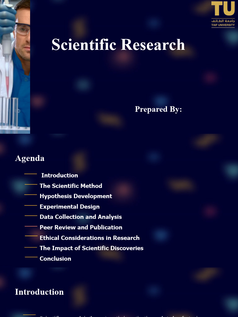Introduction To Scientific Research | PDF | Scientific Method | Experiment