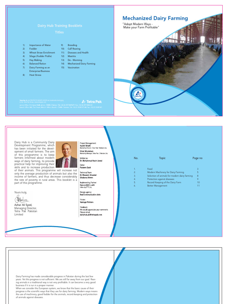 Modern Mechanized Dairy Farming Guide | PDF | Dairy Farming | Dairy