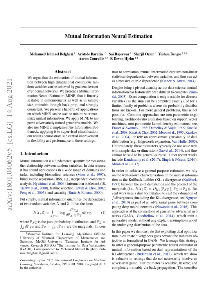 Mine | PDF | Estimator | Statistical Inference