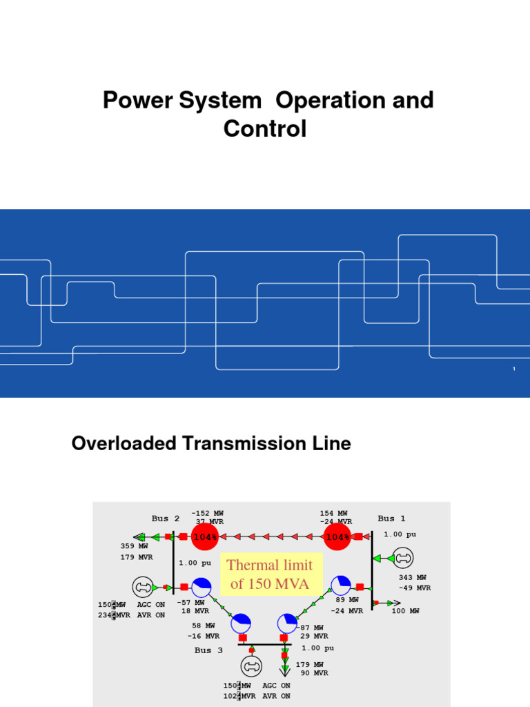 Power System Operation And Control Pdf Capacitor Ac Power