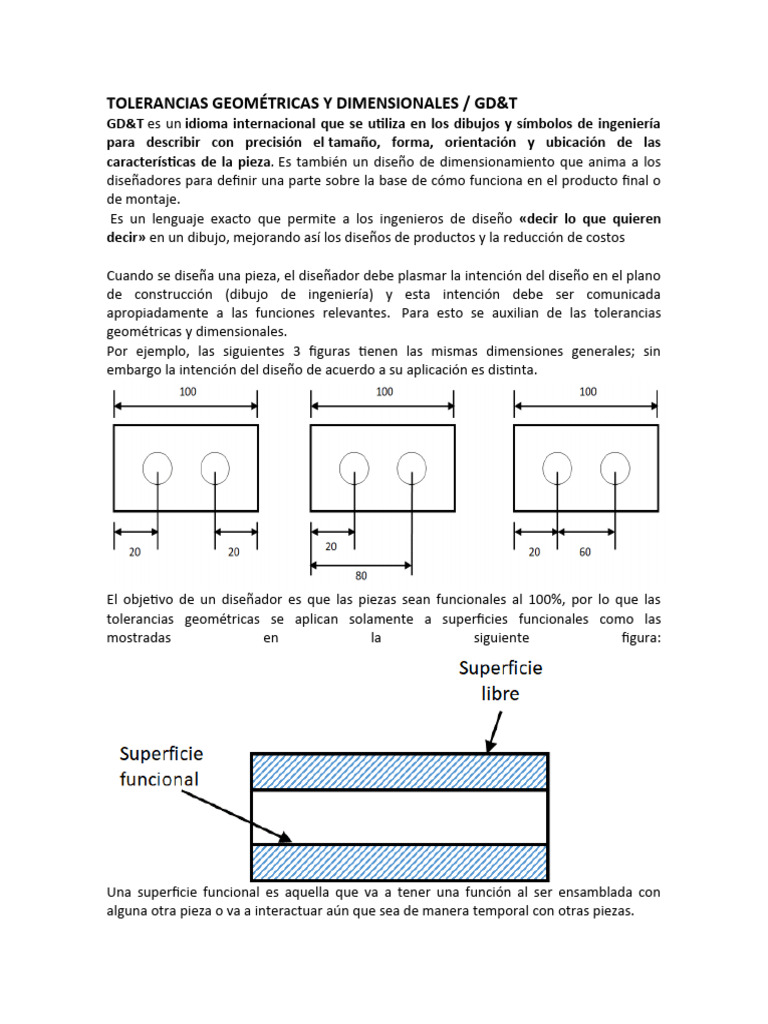 Guía Completa de Tolerancias GD&T | PDF | Tolerancia de ingeniería | Geometría