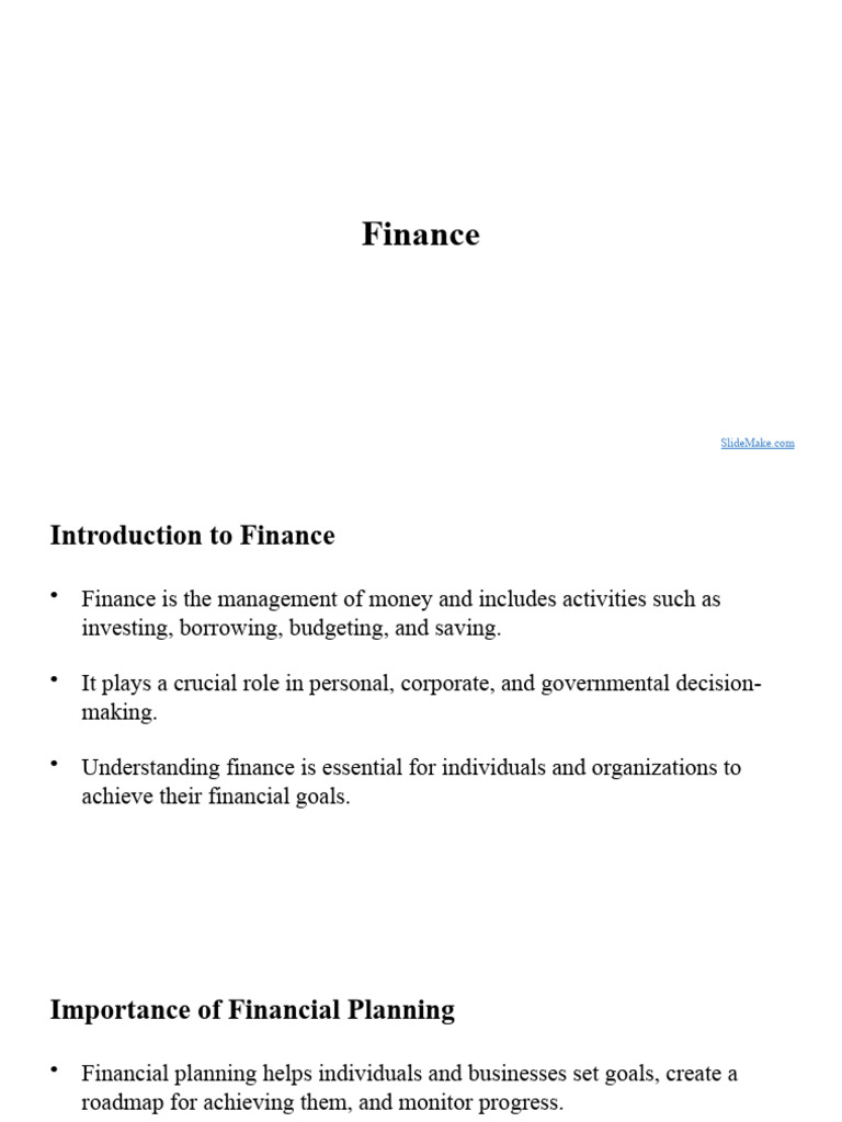 Finance | PDF | Investing | Risk