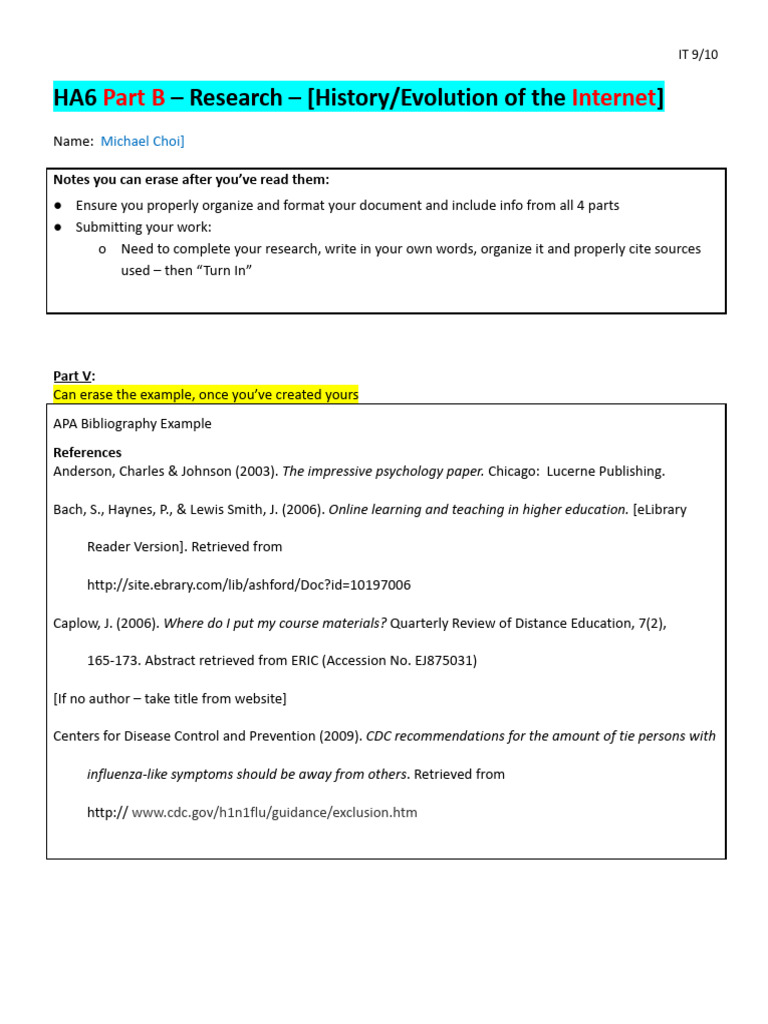 Jing Hang Michael Choi - HA6-PartB-Research-HistoryInternet | PDF | Internet | Online Shopping