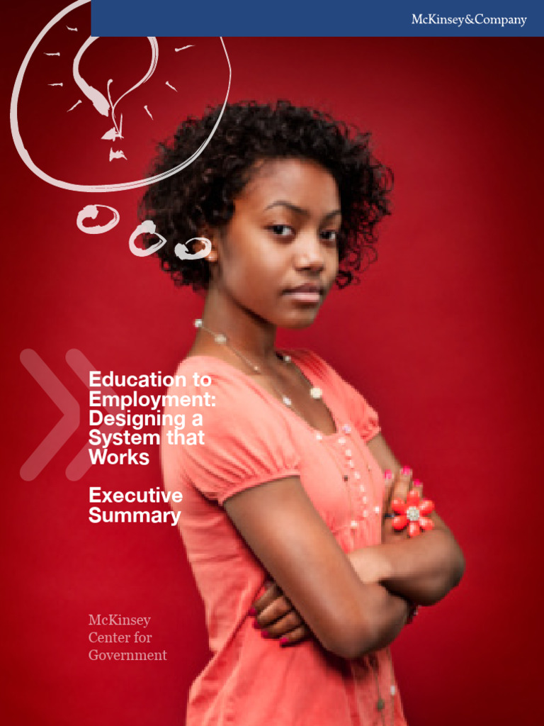 Education To Employment Exec Summary FINAL MCK | PDF