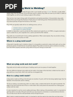 Plug and Slot Weld Definitions | PDF | Welding | Construction