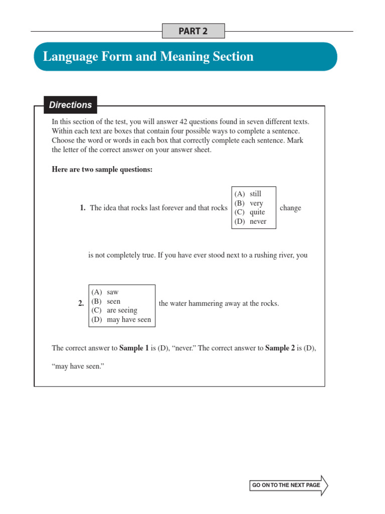 TOEFL Junior Practice Test | PDF | Trees | Sharks