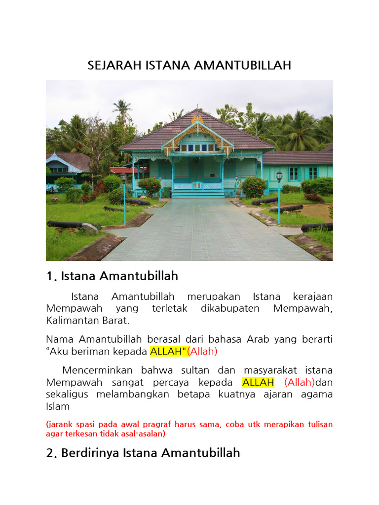 Sejarah Raja Mempawah | PDF