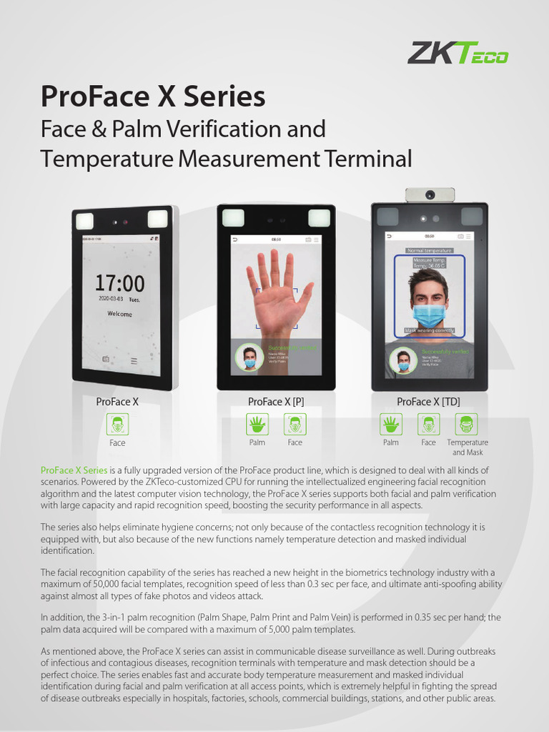 profacex-series_datasheet | PDF | Sensor | Computing