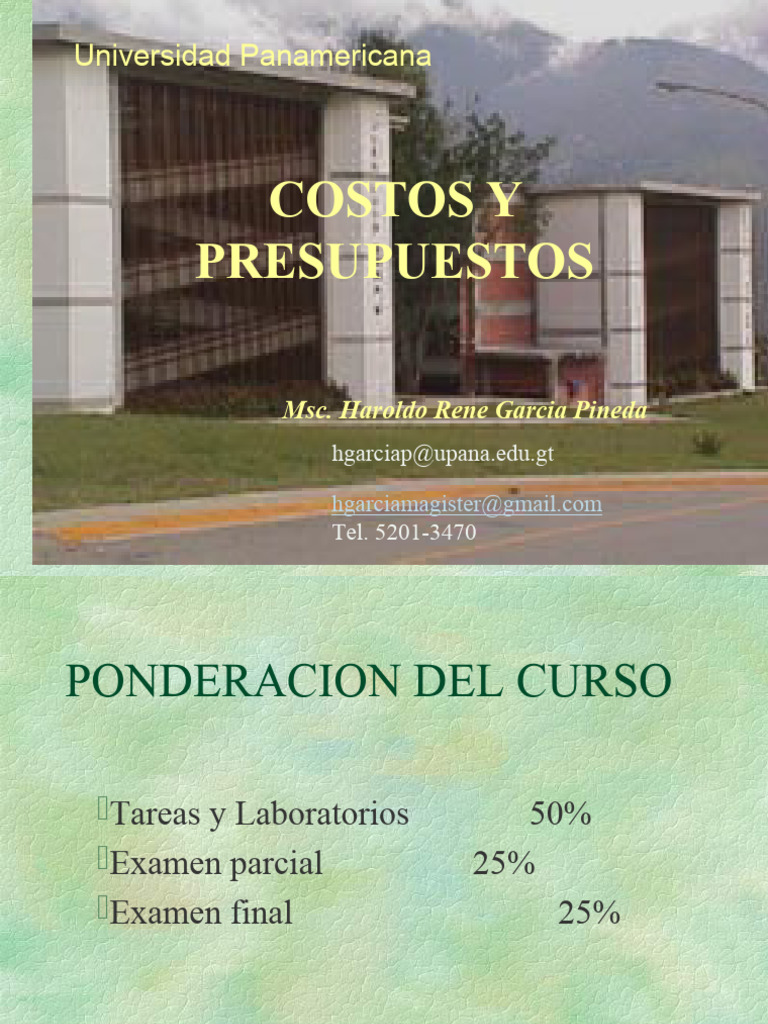 UNIDAD I INTRODUCCION COSTOS | PDF | Costo | Business