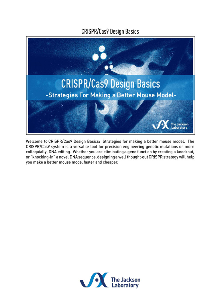 CRISPRCas9 Design Basics | PDF