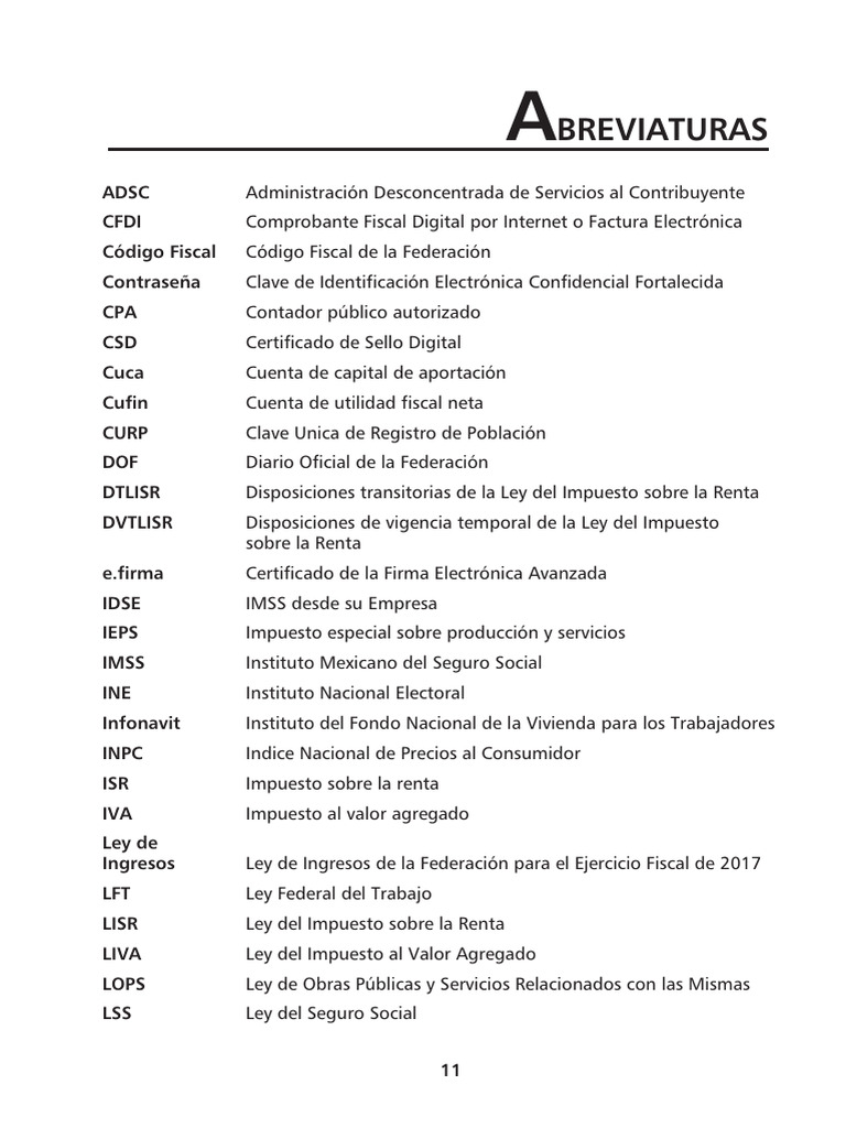 Abreviaturas - 1 - 2017 | PDF | Economias | Gobierno