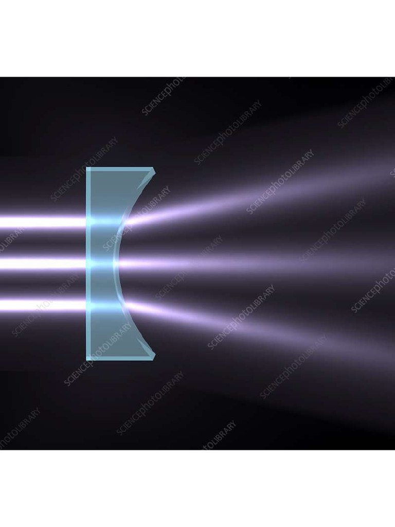 Refraction in Plano Concave Lens | PDF