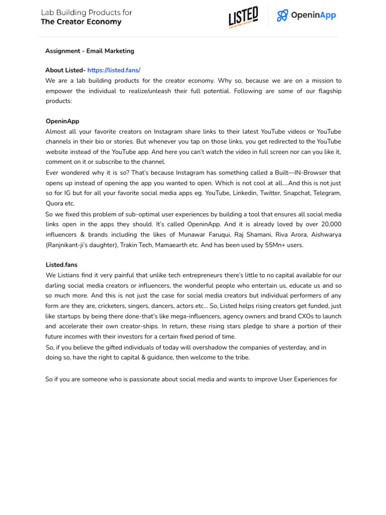 AI Caption Generator Assignment | PDF | Social Media | Popular Culture ...