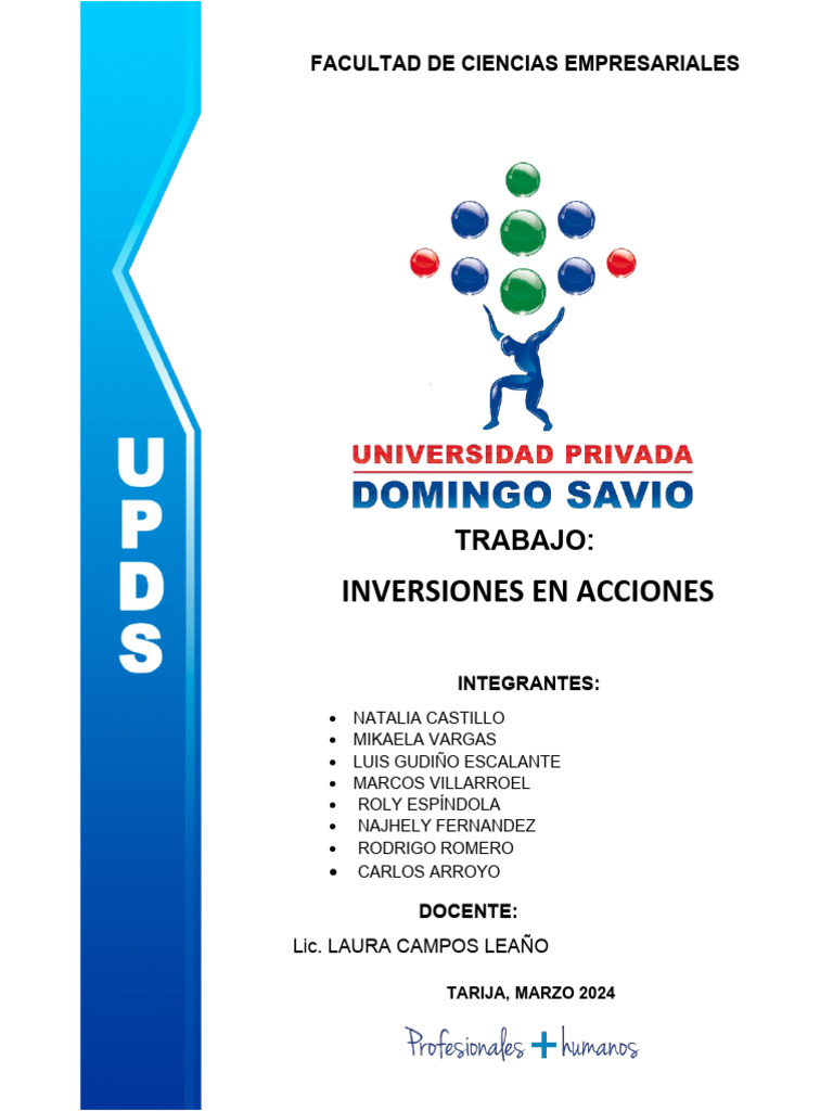 Inversiones - en - Acciones FINAL | PDF | Compartir (Finanzas) | Inversiones
