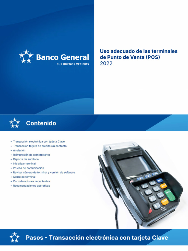 NuevoManualPOS-Uso de Terminales 2 | PDF | Terminal de computadora | Software