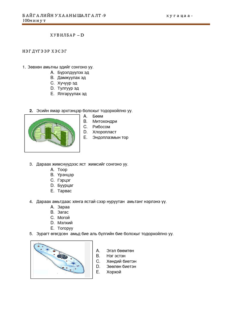 Baigali 9 D | PDF