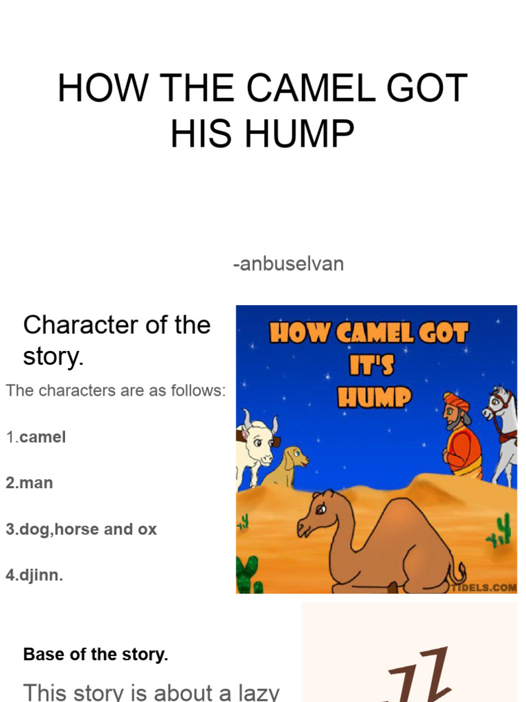 How The Camel Got His Hump | PDF