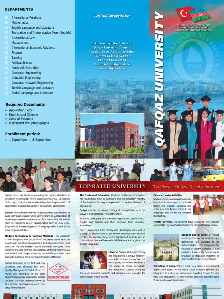 Brosur 2005-2006 Eng | PDF | University | Engineering