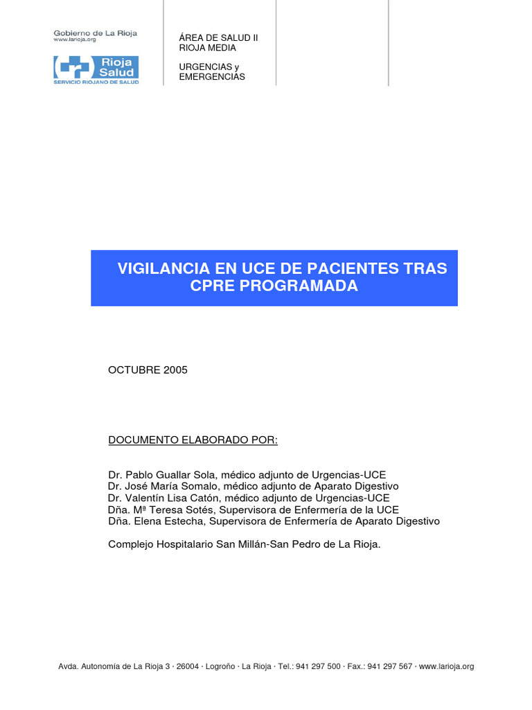 Cpre | PDF | Hospital | Medicina CLINICA