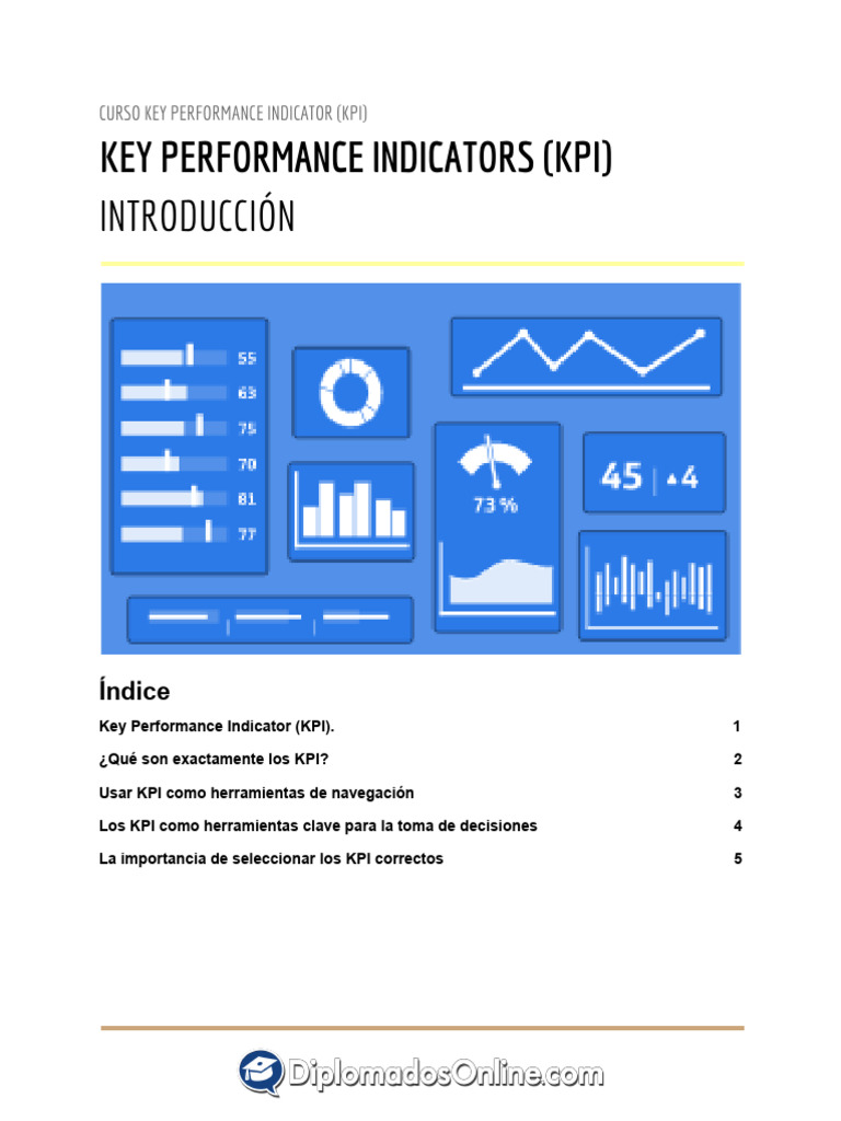 0001 - Guia de Estudio #1. KPIs. Introducción | Descargar gratis PDF | Indicador de rendimiento ...