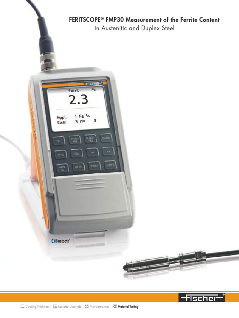 BROC FMP30 FERITSCOPE 973-039 Us-Compressed | PDF | Steel | Calibration