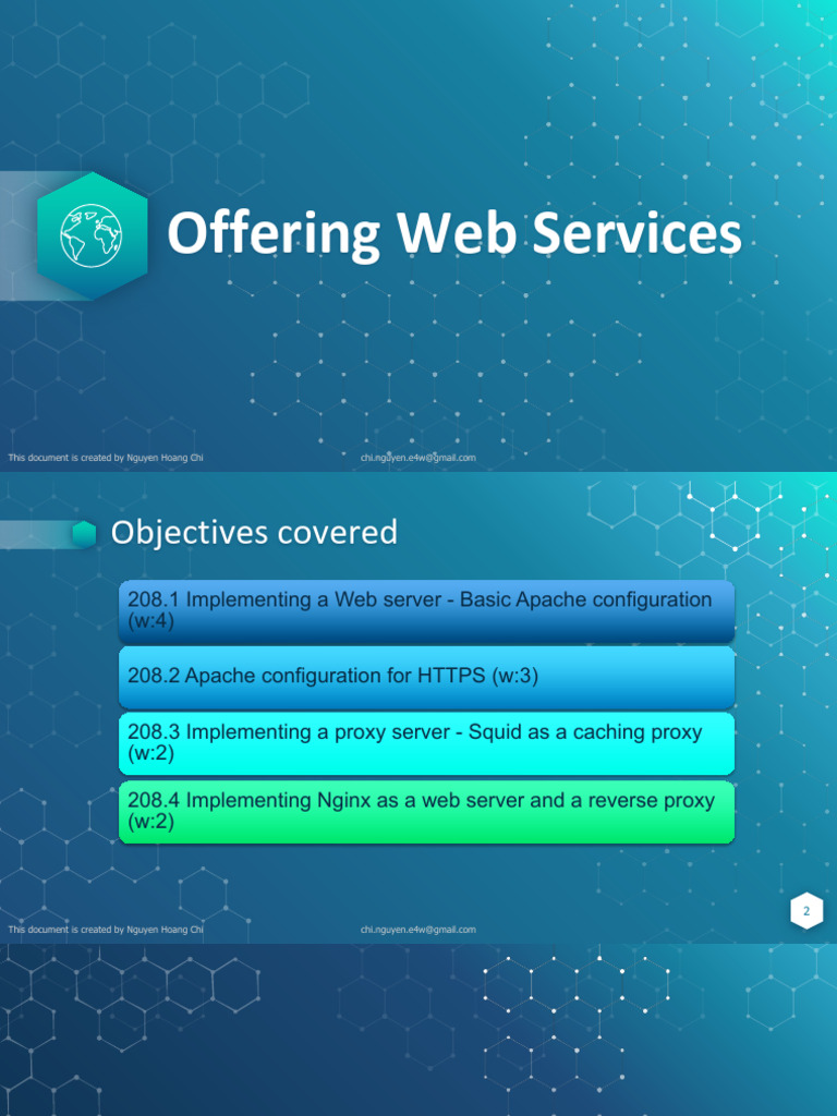 Comprehensive Guide to Web Server Setup | PDF | Networking | Internet & Web