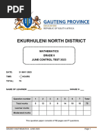 Gr9 Maths Factorisation MEMO | PDF | Mathematics | Arithmetic