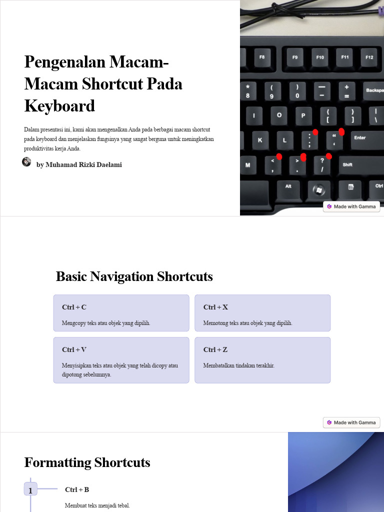 Pengenalan Macam Macam Shortcut Pada Keyboard | PDF