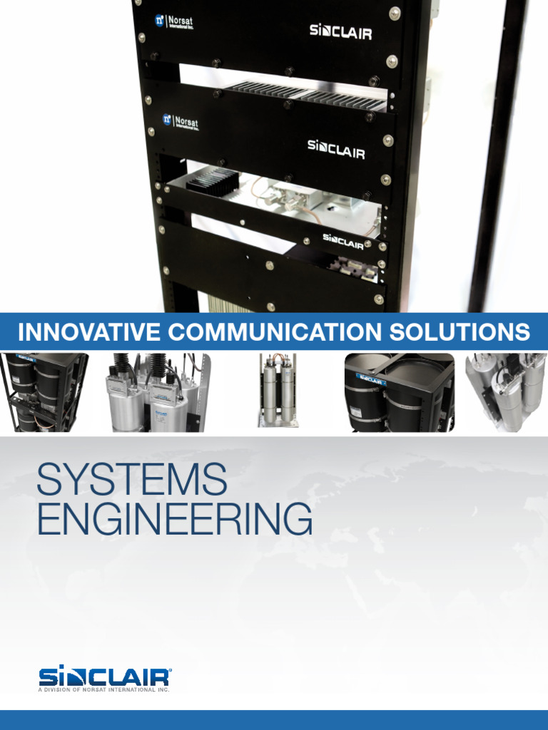 Sinclair Systems Design YA Brochure | PDF | Antenna (Radio) | Ultra High Frequency