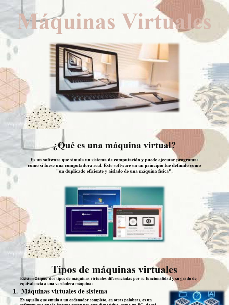 Guía de Máquinas Virtuales | PDF | Software de la aplicacion | Máquina ...