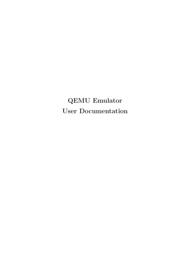 Qemu | PDF | Port (Computer Networking) | Transmission Control Protocol