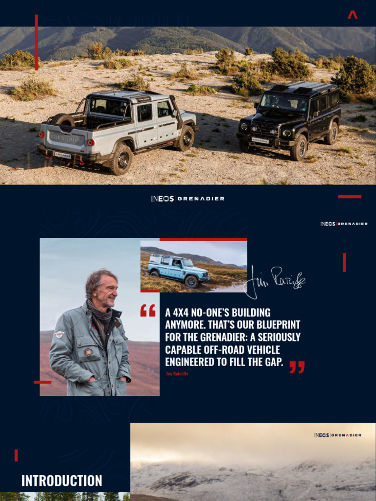 INE05435 INEOS Pick-Up Brochure UK 12 | PDF | Four Wheel Drive | Anti ...