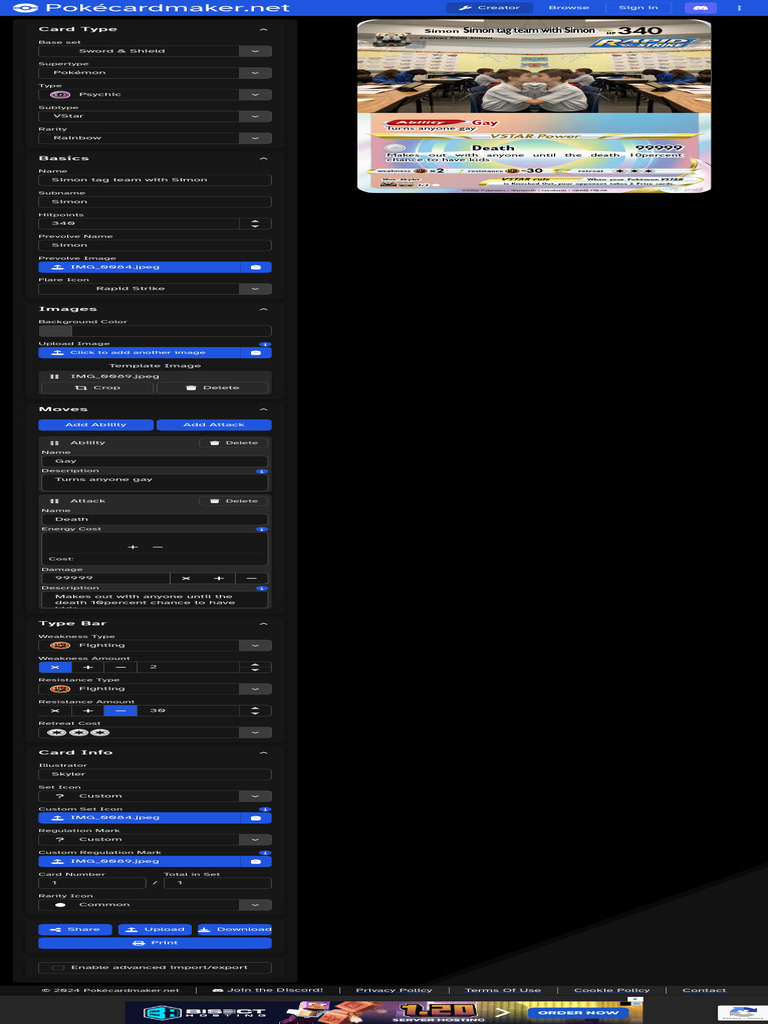 Custom Pokémon Card Creator Guide | PDF