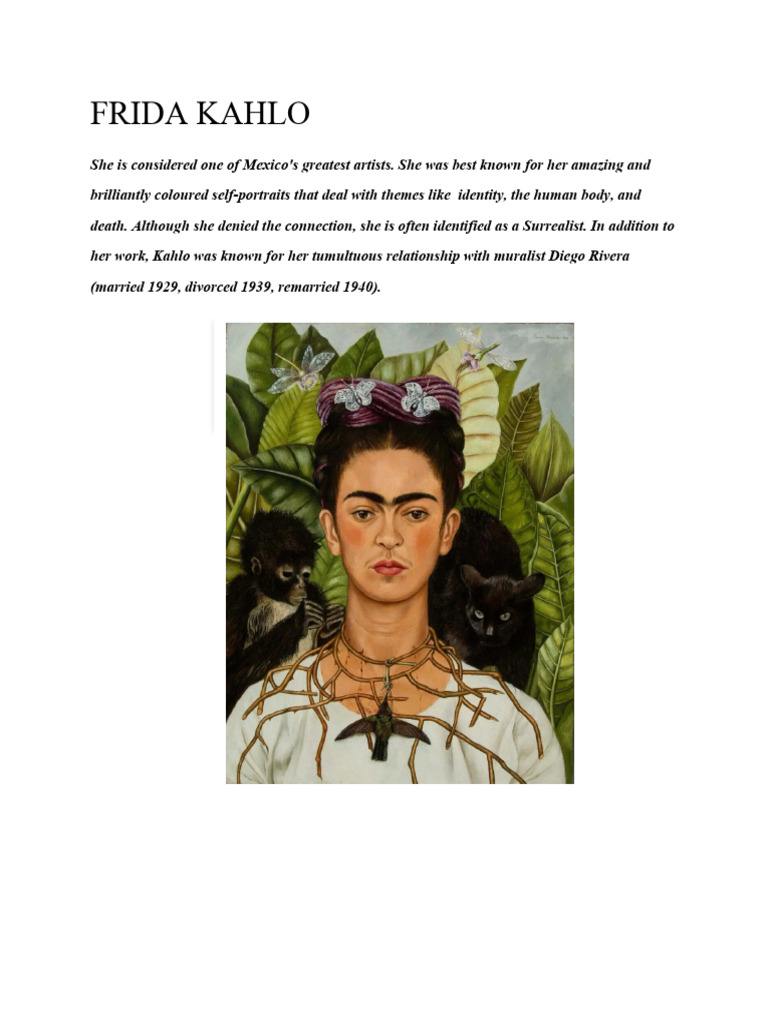 Frida Kahlo PWP | PDF | History